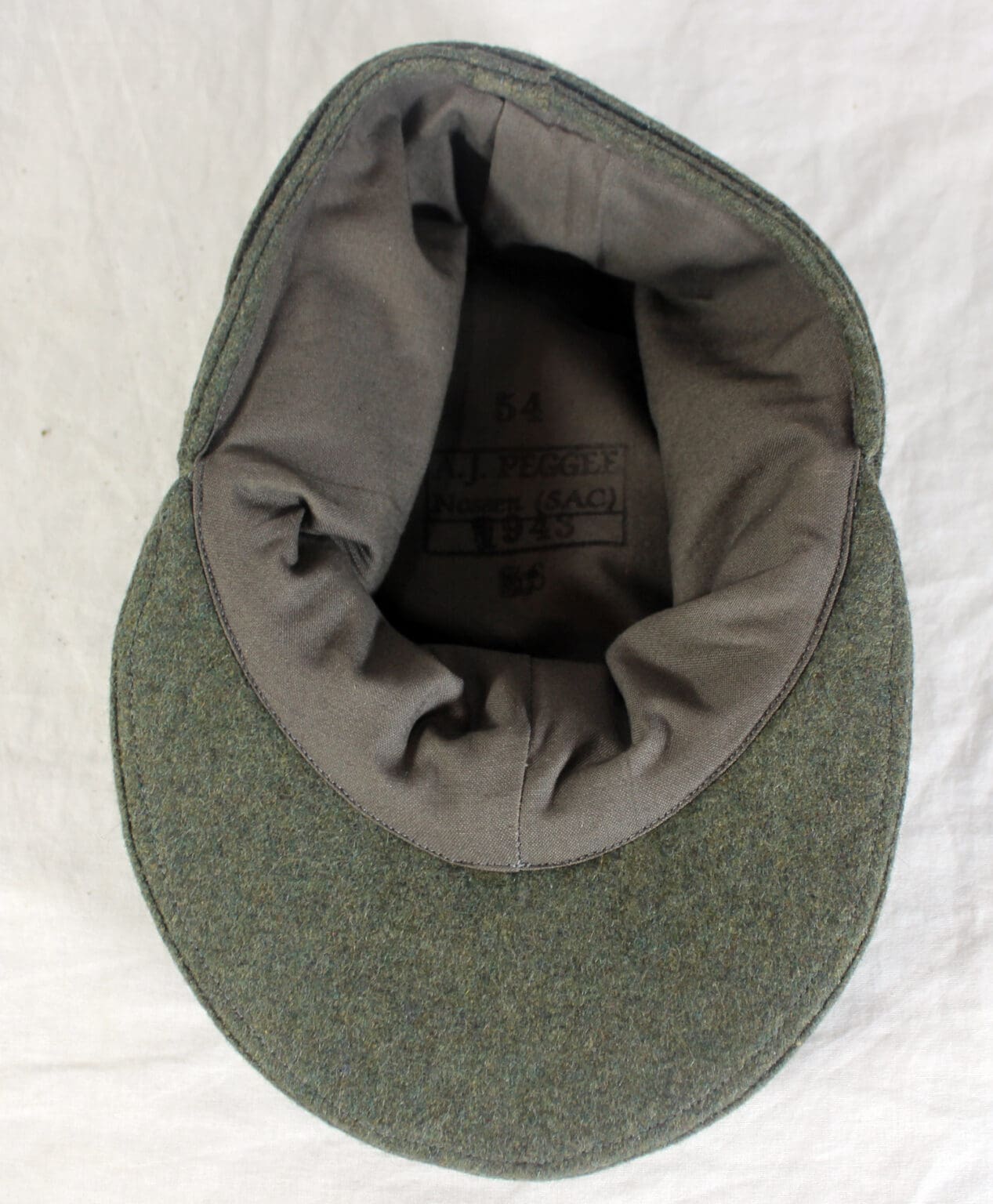 German M43 Heer cap size 59 - Alexander and Sons Restoration